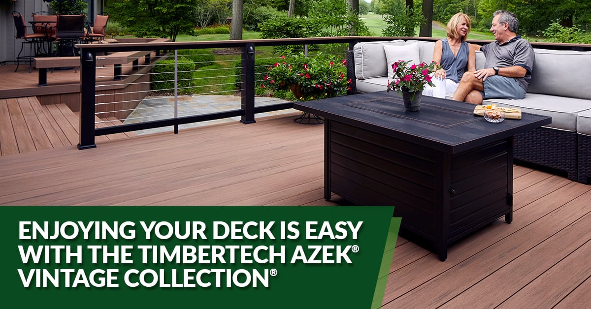 Enjoying Your Deck Is Easy with the TimberTech AZEK® Vintage Collection ...
